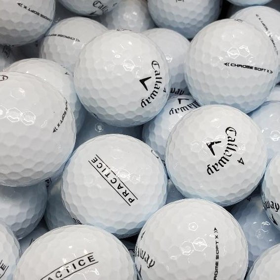 Callaway Chrome Soft X Practice NEW Grade Golf Balls | 300 Per Case [R ...
